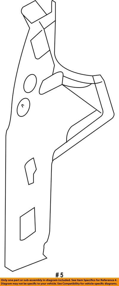 FORD OEM 08-11 Focus Quarter Panel Components-Tail Lamp Panel ...