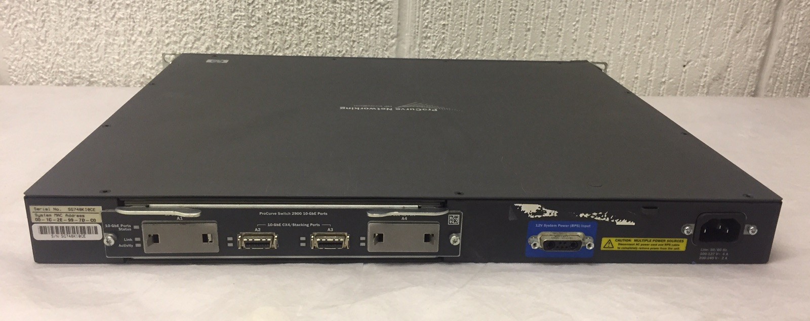 HP Procurve Network Switch 2900-24G with 10GbE Module J9049A | eBay UK
