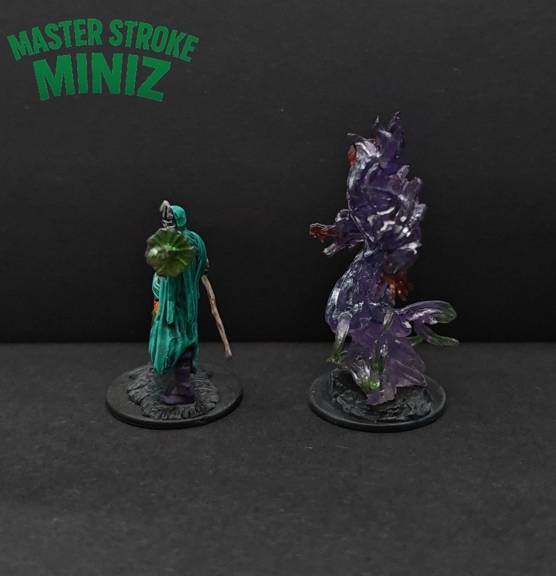 Well painted Dungeons & Dragons Nolzur`s Allip & Deathlock miniatures ...