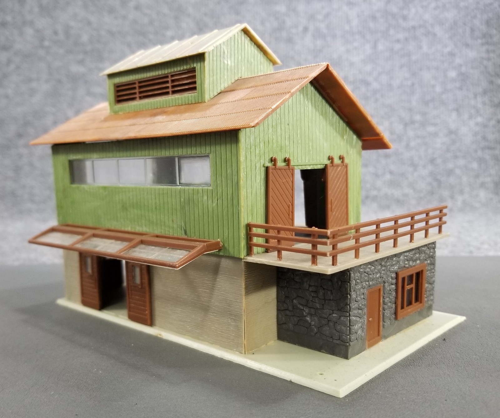 Vintage Faller HO Scale BUILT Model 2 Story Warehouse /Storage Building ...