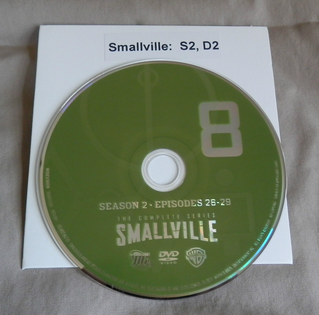 (1) NEW Smallville Season 2 Disc 2 Replacement DVD (Disc 8) - Single ...