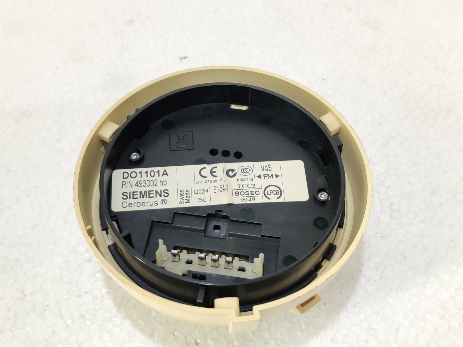 Siemens DO1101A Automatic Fire Detectors P/N 493002 hb | eBay