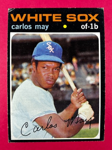 1971 Topps Baseball Carlos May #243 Chicago White Sox | eBay
