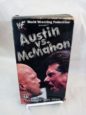 WWF Austin vs. McMahon VHS 1999 WWE Classic Vintage Wrestling Movie ...