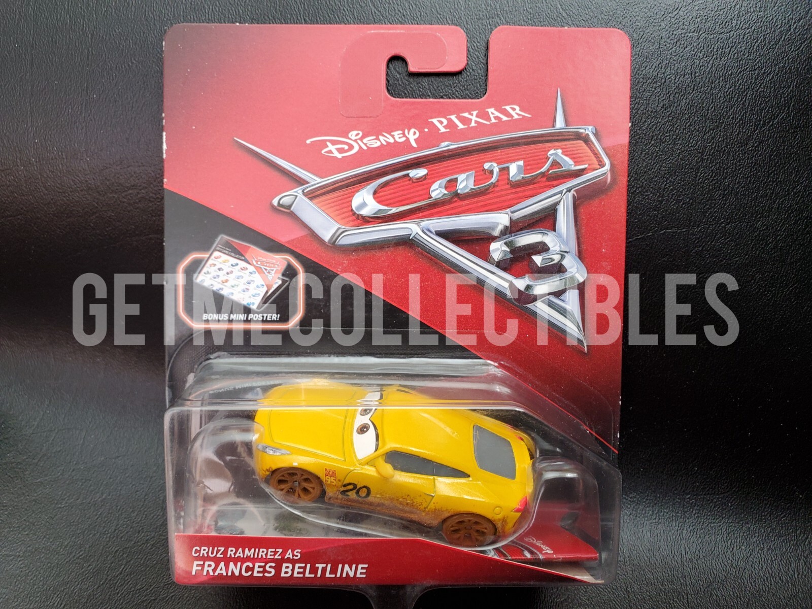 DISNEY PIXAR CARS 3 WITH POSTER CRUZ RAMIREZ AS FRANCES BELTLINE 2017 ...