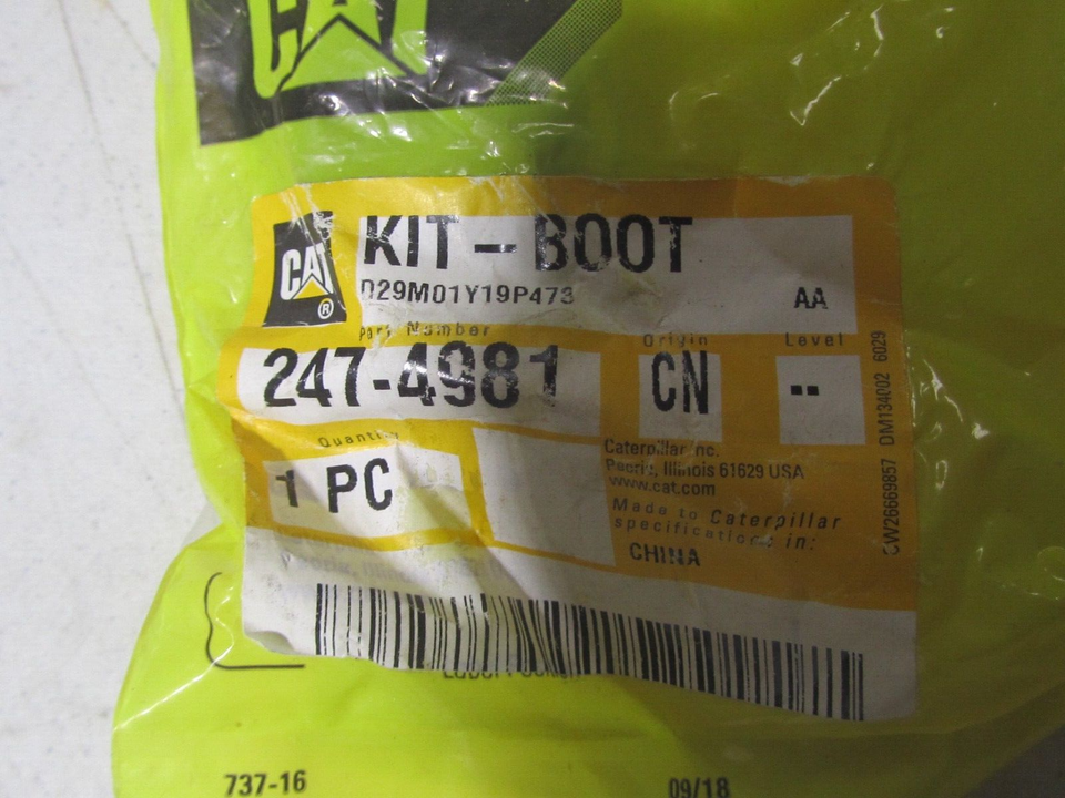 New Genuine Caterpillar 247-4981 BOOT KIT | eBay