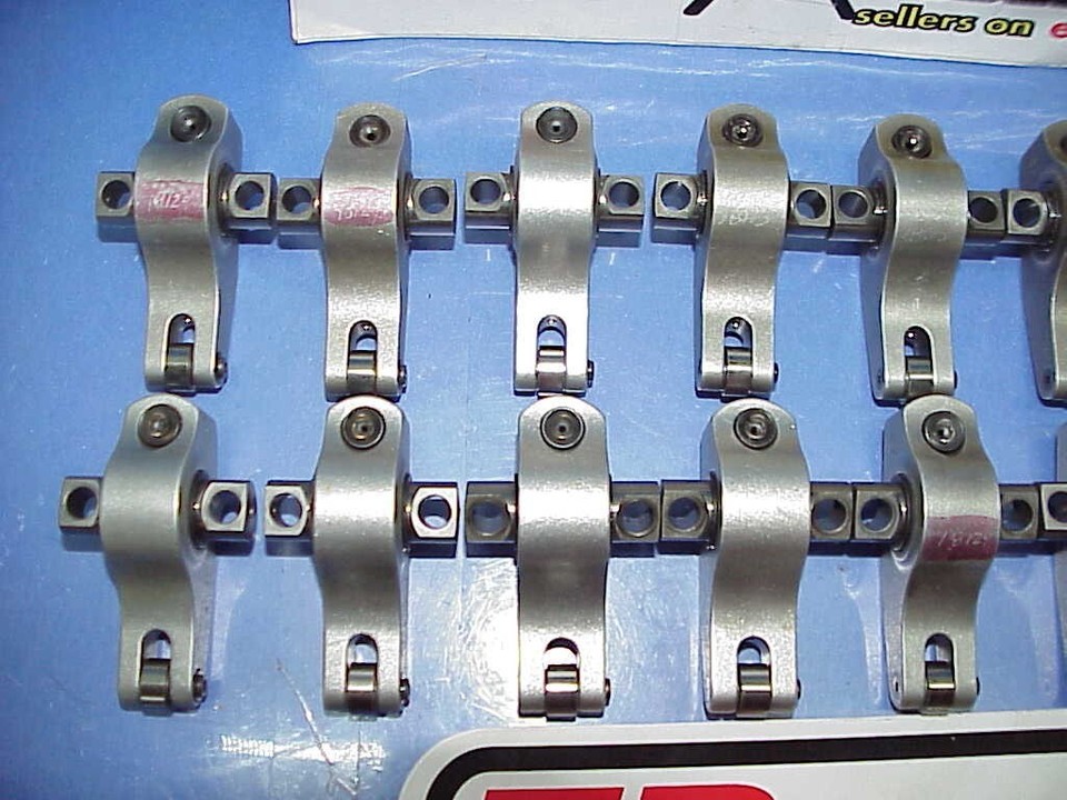 16 T&D Aluminum Shaft Roller Rocker Arms 2.10 Ratio Code "N" 1.850 ...