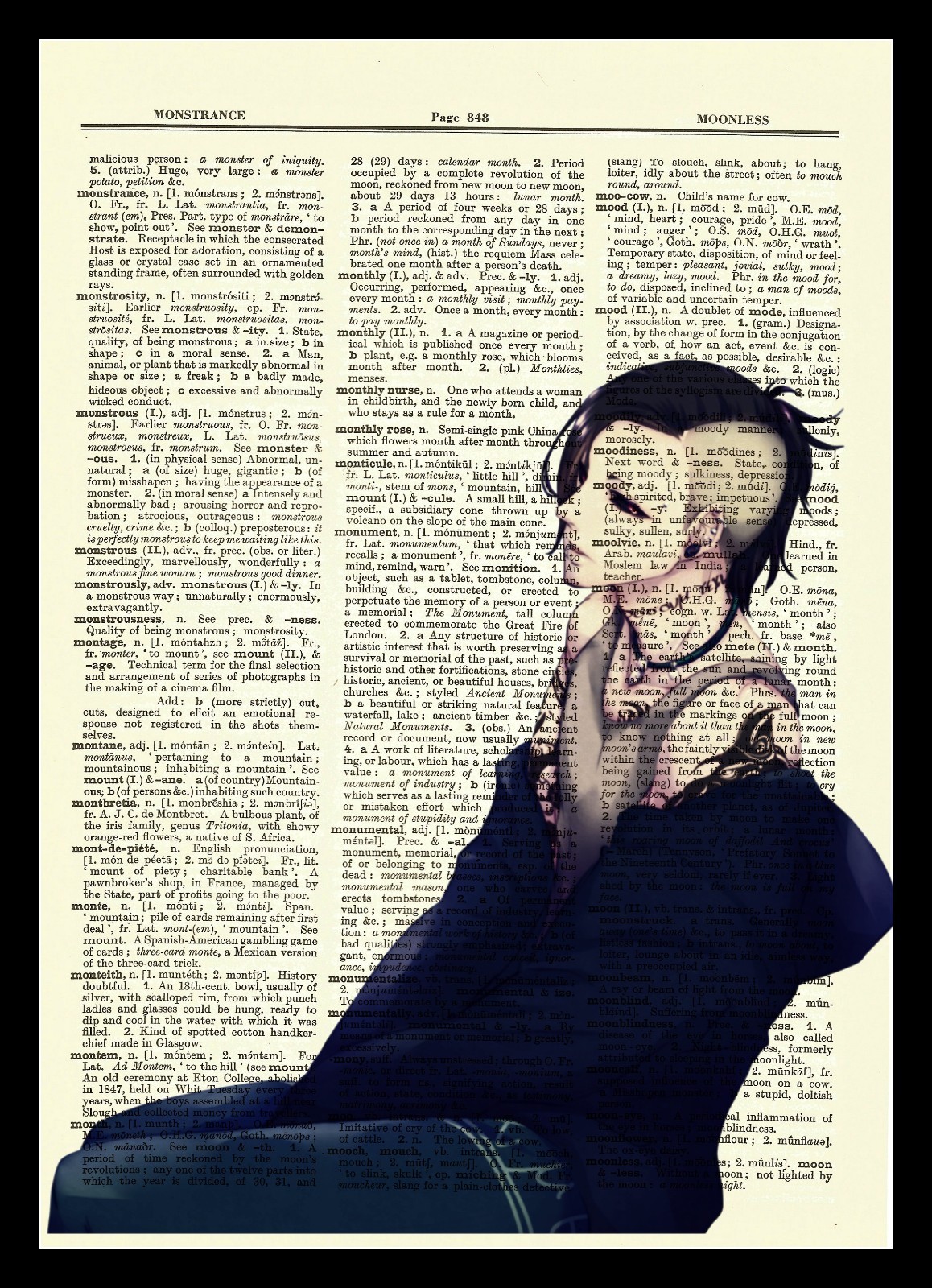 Uta Tokyo Ghoul Anime Dictionary Art Print Poster Picture Book Japanese ...