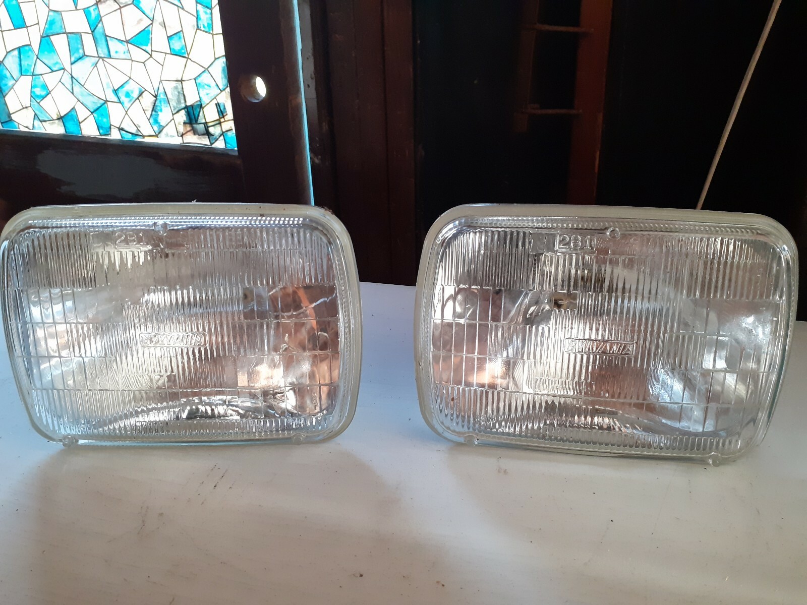 (2) new old stock 6052 Auto Headlight 12V 3-prong | eBay