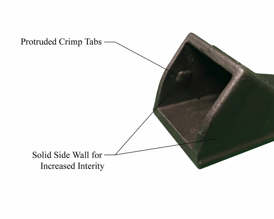 6 - Hensley Style Heavy Duty Crimp-On Tiger Rock Point Bucket Teeth ...