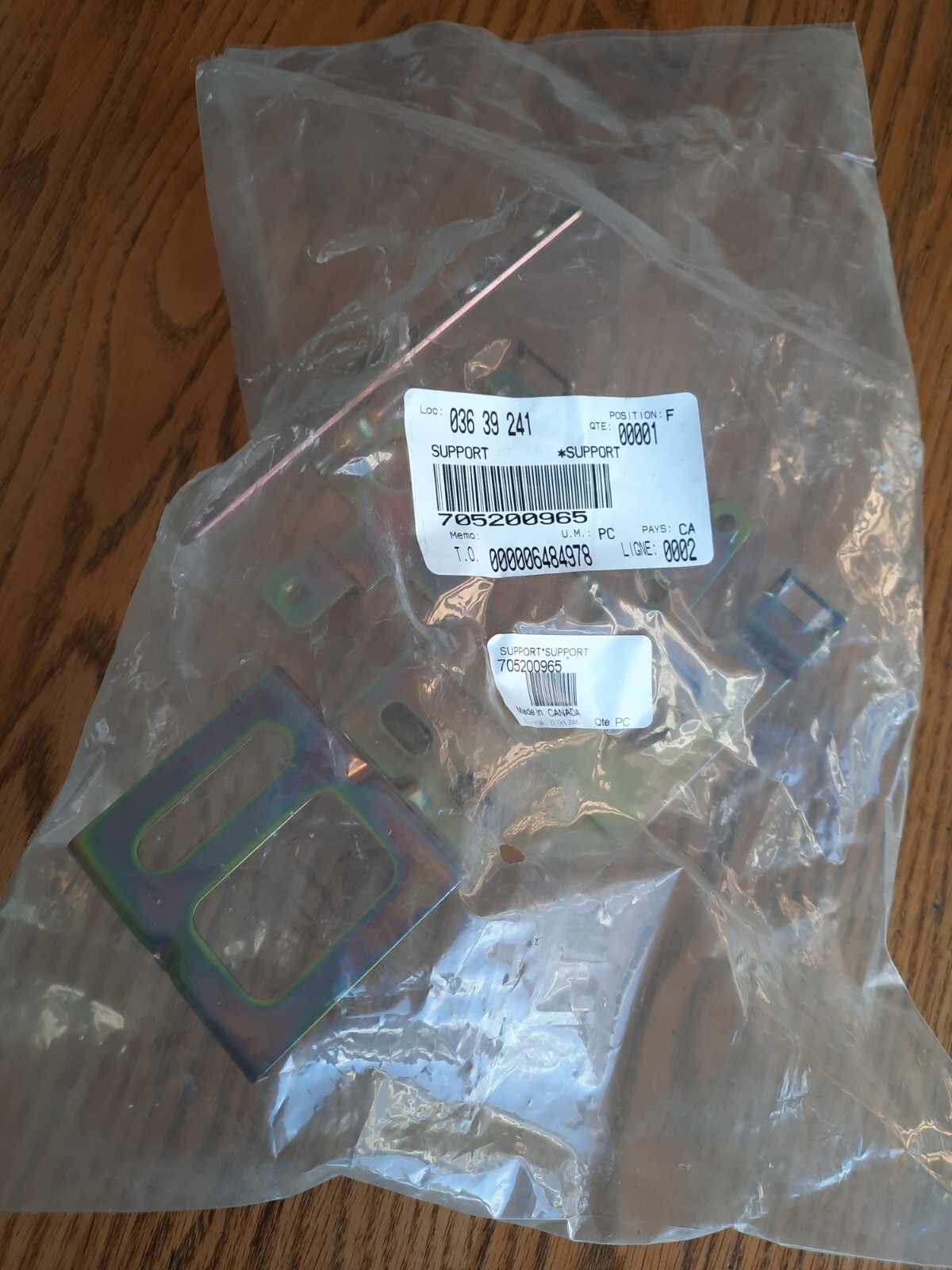 NOS 705200965 CDI Ignition Module Support Bracket Bombardier CanAm ...