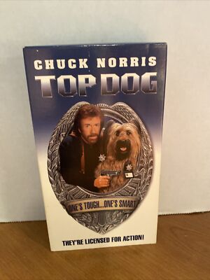 Top Dog (VHS, 1995) Chuck Norris, Aaron Norris, Live Entertainment ...