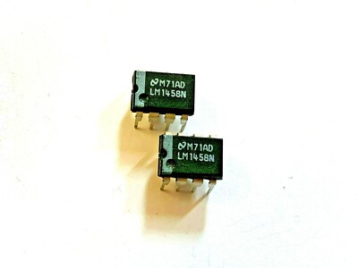 2 Pieces LM1458N The Real Deal NATIONAL SEMI DUAL OPERATIONAL AMPLIFIER ...