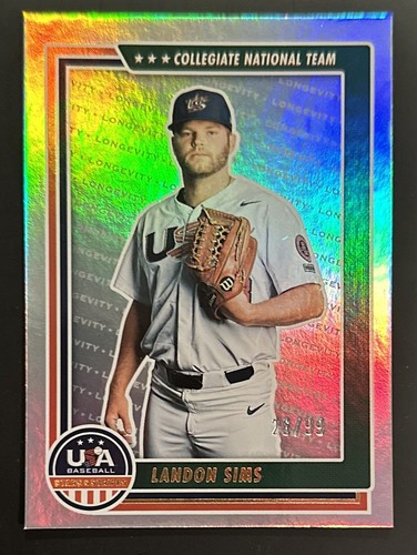 2022 Panini Stars & Stripes Baseball Landon Sims 26/99 #28 | eBay