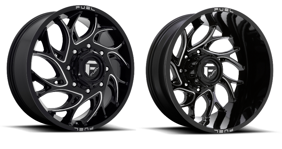 22" Fuel D741 Runner Dually Wheels 35" RT Tires 8x200 Ford Super Duty ...