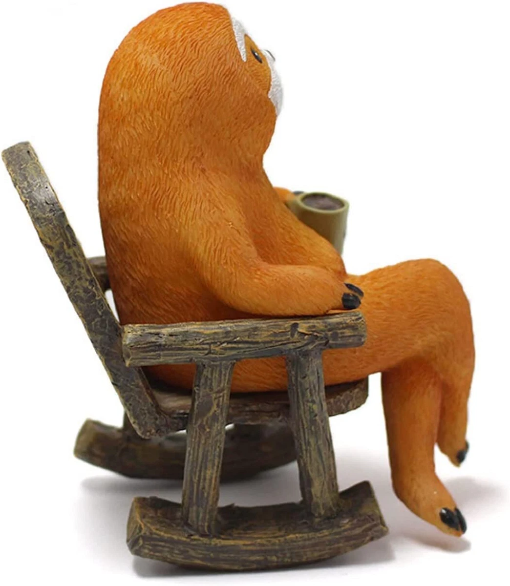 Sloth Sitting In Chair