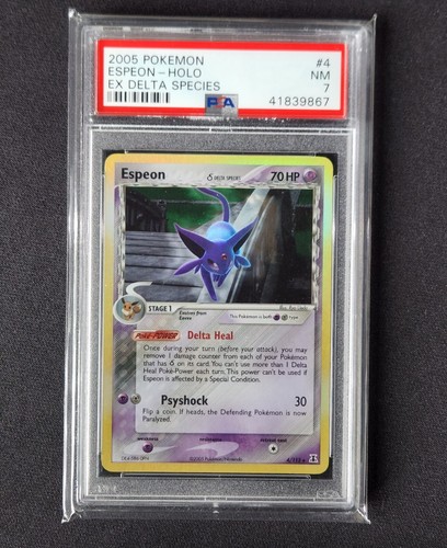 PSA 7 EX Delta Species Espeon Pokémon | eBay