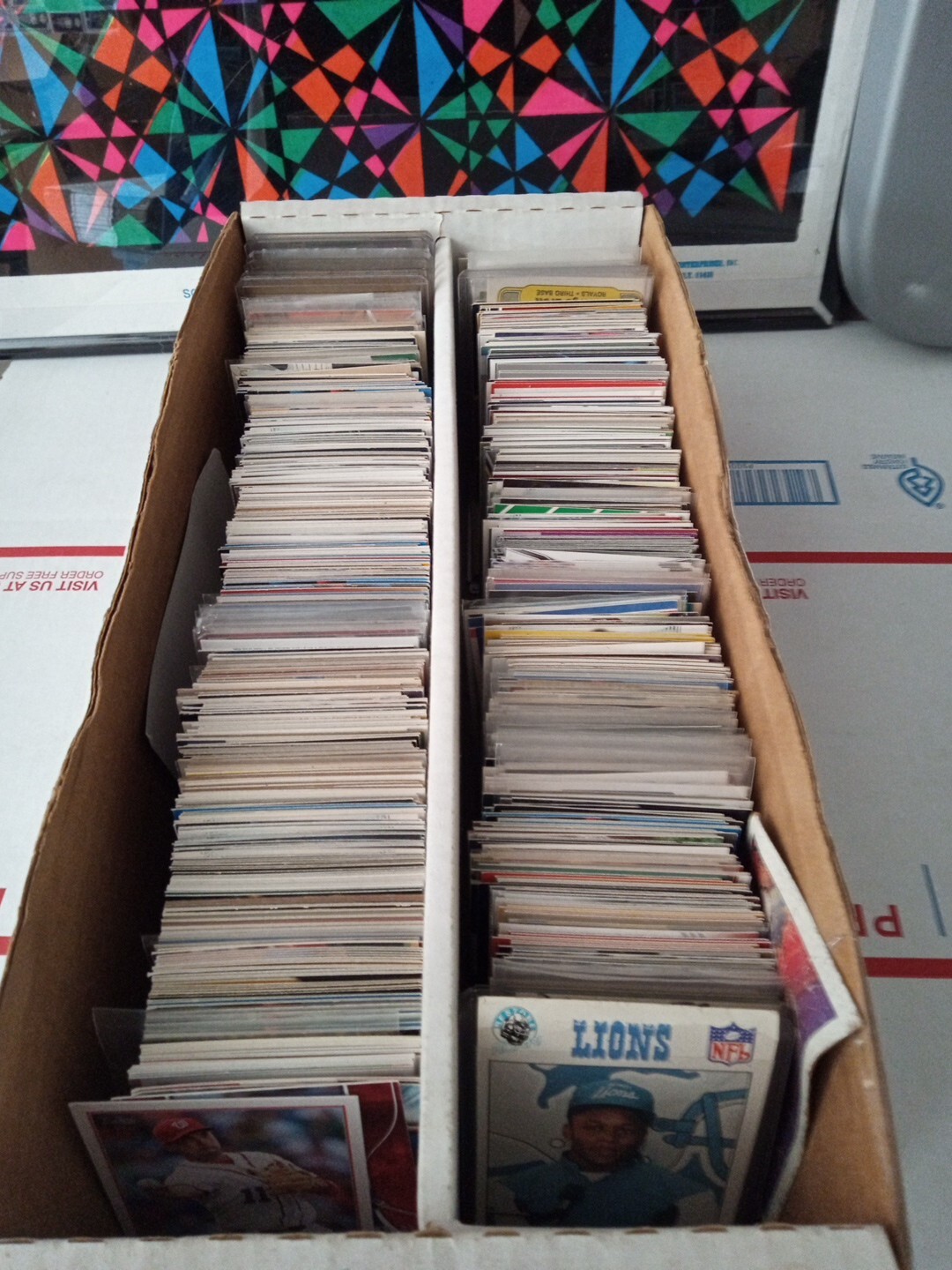 Huge Collection Of 600 Vtg Football,Basketball, Baseball Estate Sale ...
