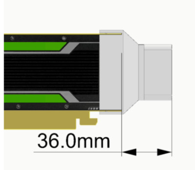 Cooling fan for Nvidia Tesla P4 8GB M4 4GB T4 16GB L4 24GB A2 GPU Card ...