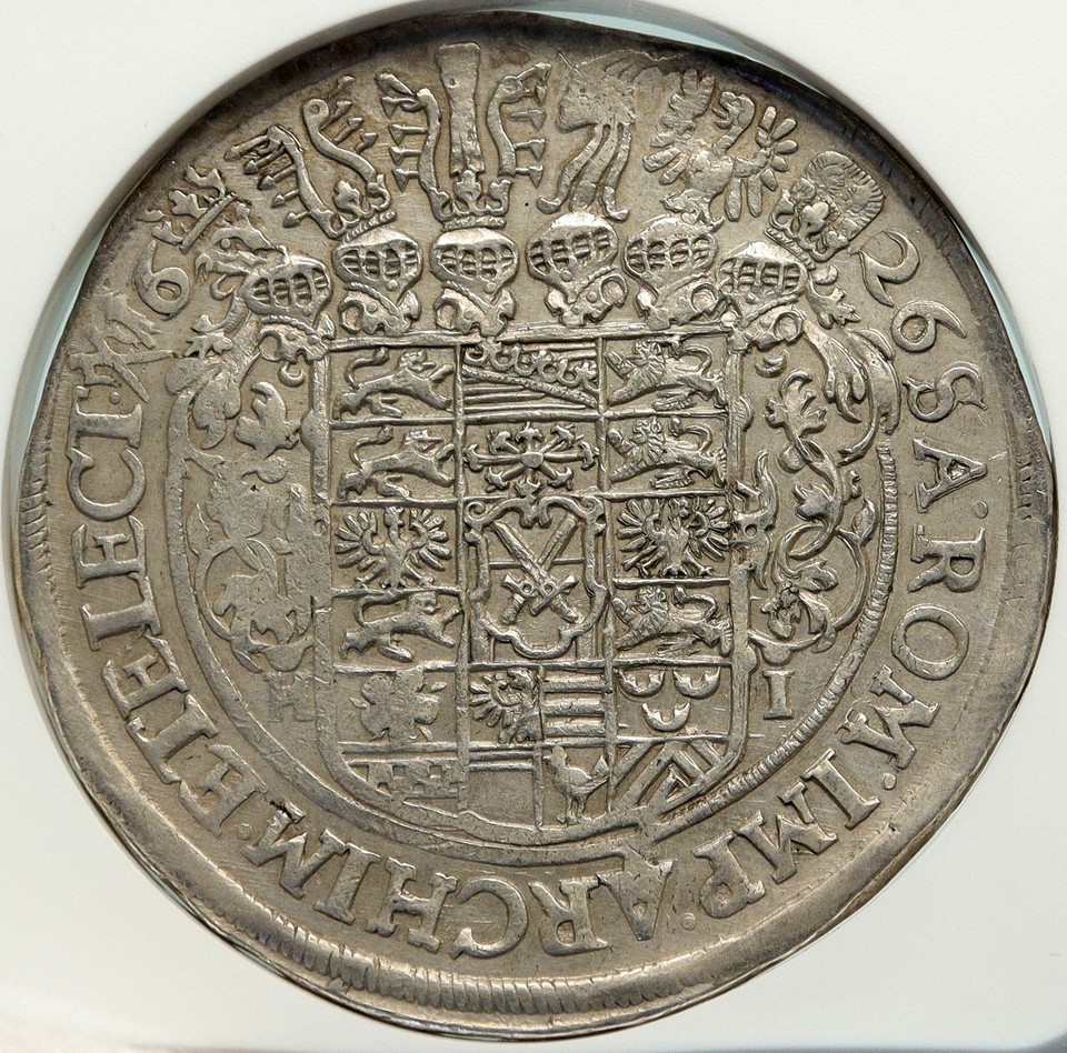 1626 HI GERMANY German States SAXONY John George I Silver Taler Coin ...