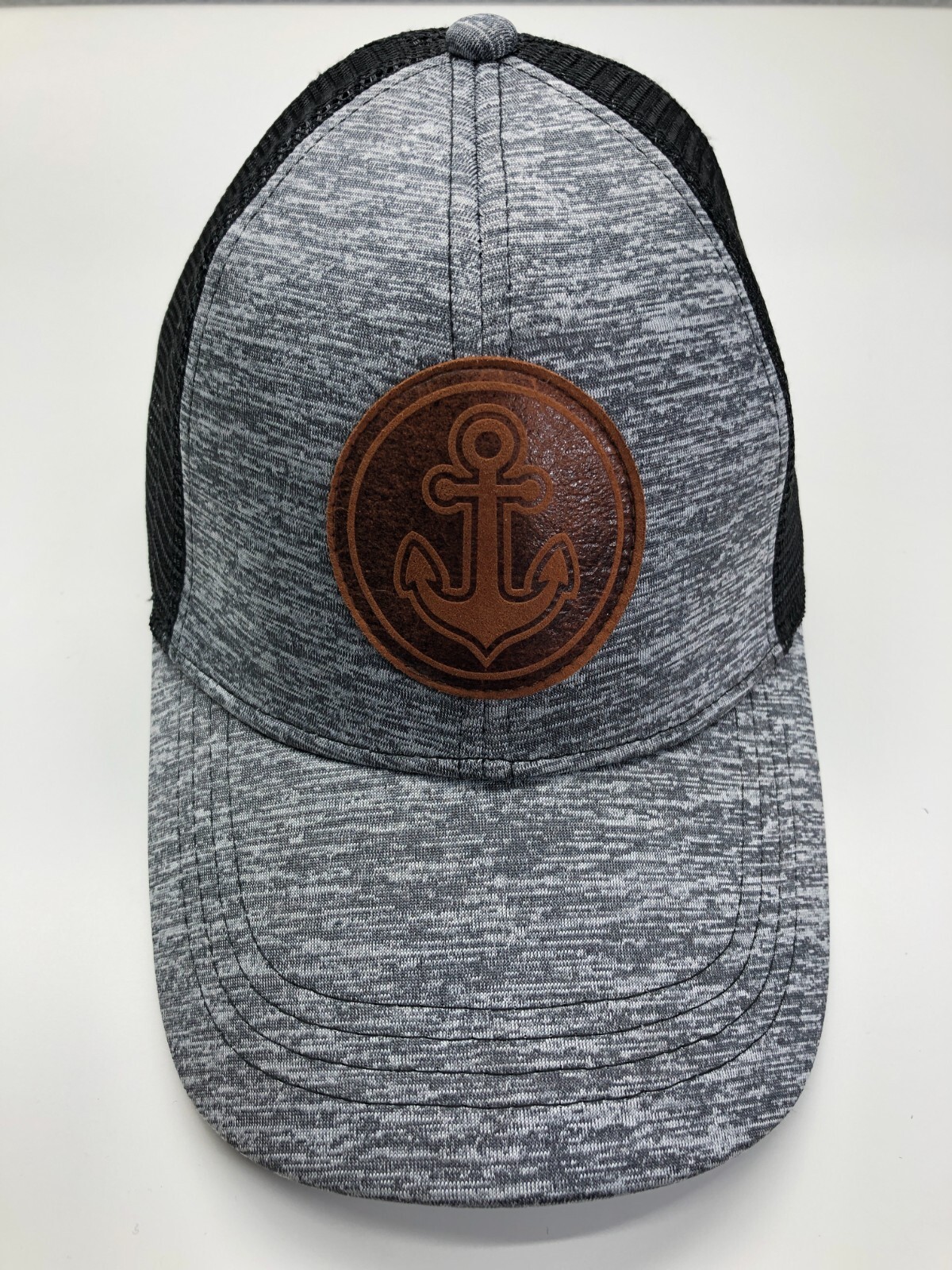 Daytona Beach FL DK Caps Trucker Hat Gray Black Mens Snapback Anchor ...