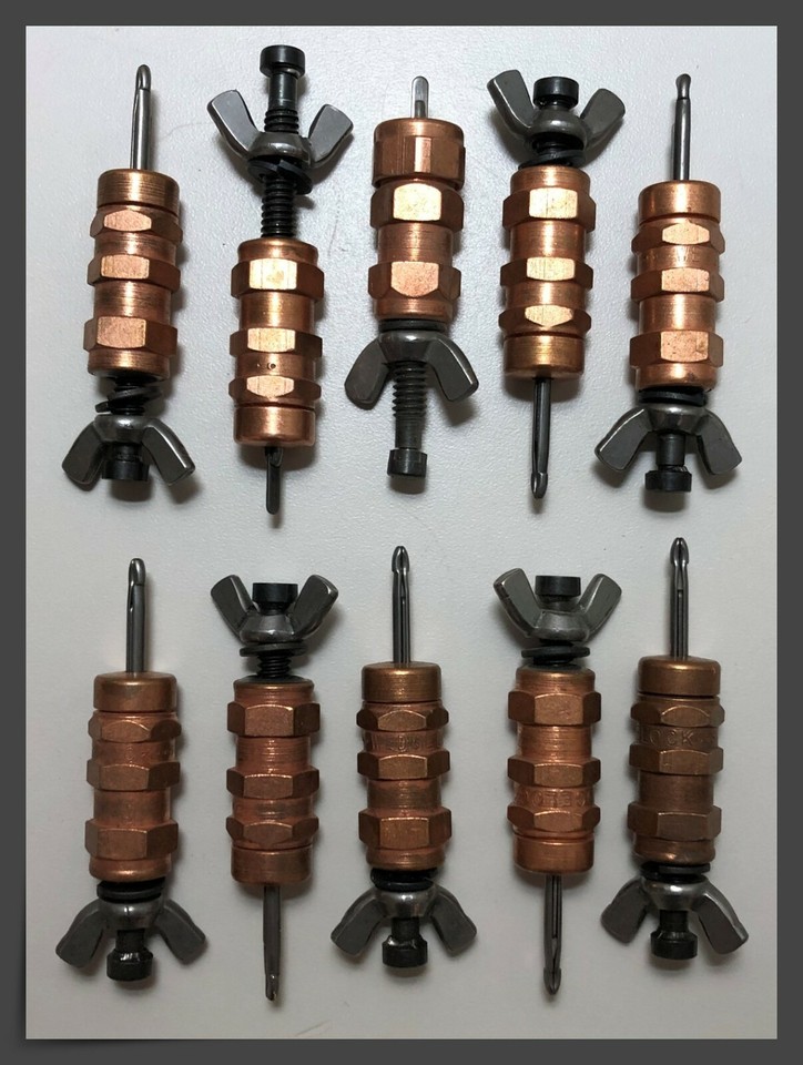 1/8" KWN 0-1/2" Cleco Wing Nut Draw Style Temporary Fastener Lot of 10 ...