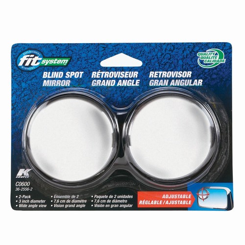 New Pair 3" Stick on Blind Spot Side View Door Mirror Glass Lens ...