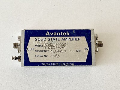 Amplifiers - Rf Amplifier Avantek
