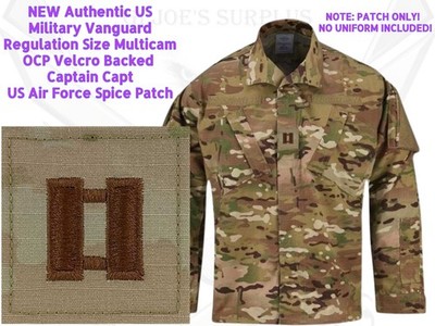 One Air Force USAF Hook Captain O3 OCP 2X2 Rank Patch Camouflage ...