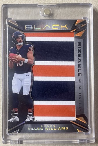 2024 Panini Black Caleb Williams RC Sizeable Memorabilia Patch GOLD /10 ...