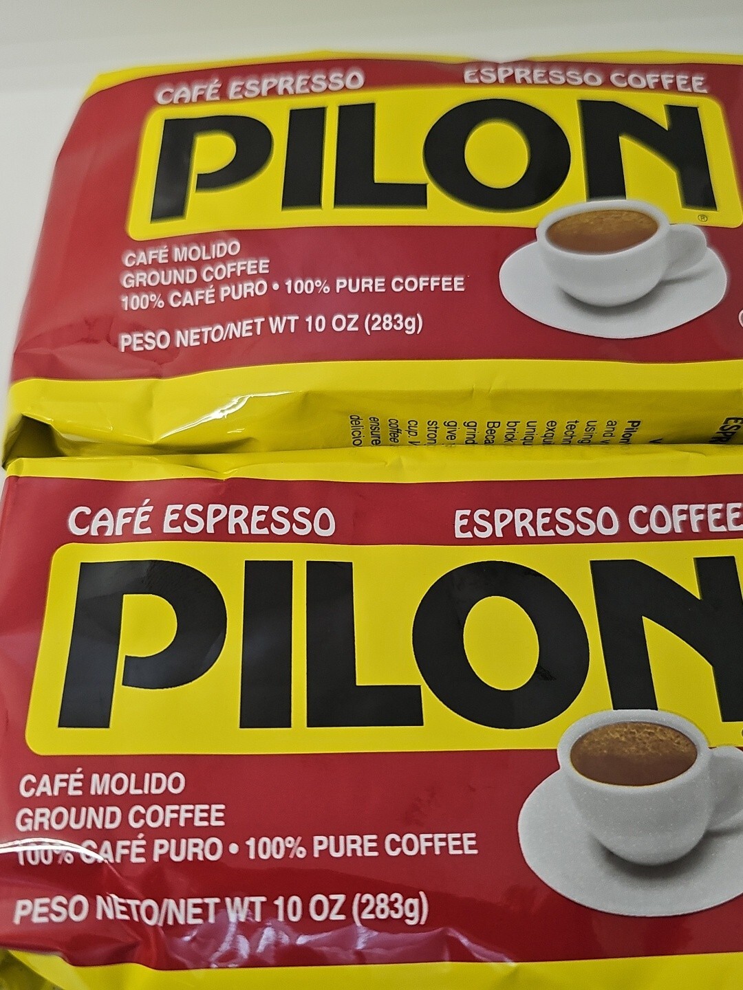 Cafe Pilon Espresso Arabica Blend Ground Coffee 10 Oz Brick for sale ...