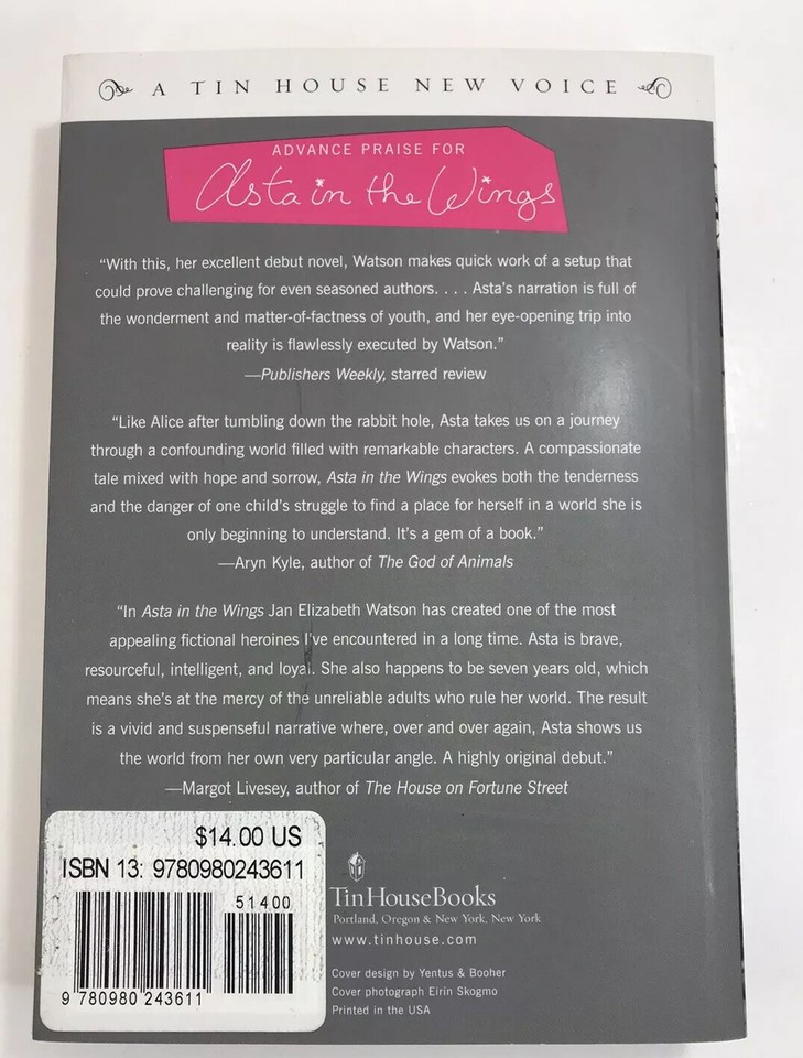 Asta in the Wings by Jan Elizabeth Watson (2009, Paperback) Book ...