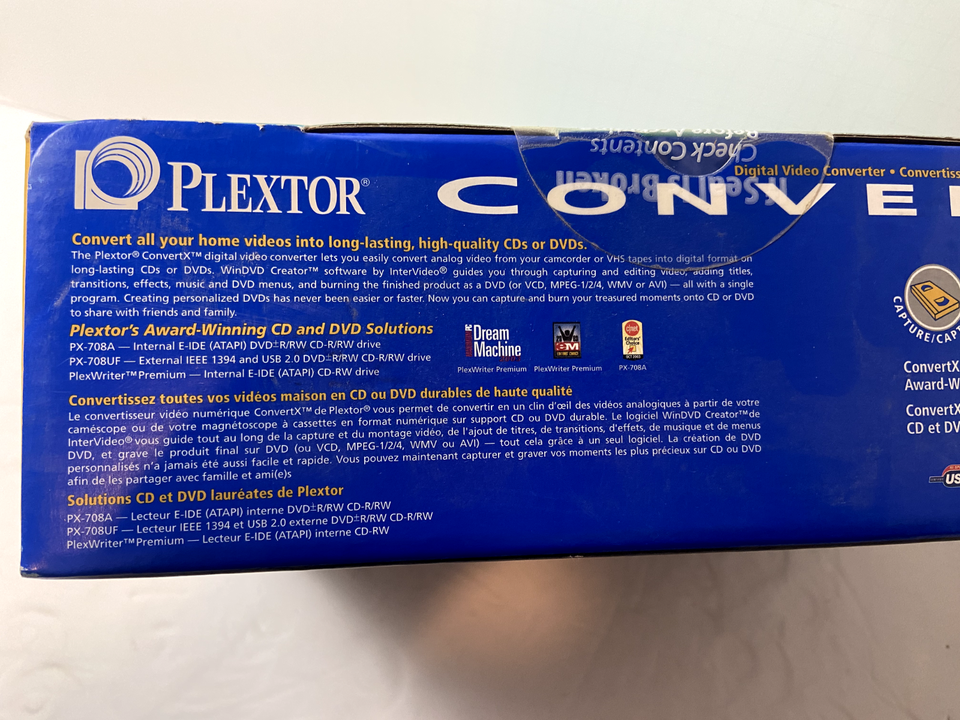 Plextor ConvertX Digital Video Converter New in Unopened Box | eBay