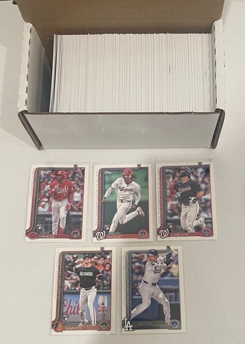 2025 Topps Baseball Series 1 Complete 350 Set lot x10 - 3500 cards | eBay