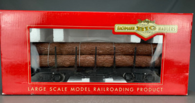 G Scale Bachmann 98470 Log Car Flat w/Logs G409 LZ | eBay