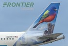 Frontier Airlines Tail Logo Handmade 3.25" x 2.25" Fridge Magnet ...