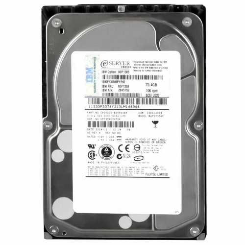 Hitachi Hus103073fl3800 Hdd Disque Dur Scsi 73gb 80pin 3,5" Disque ...