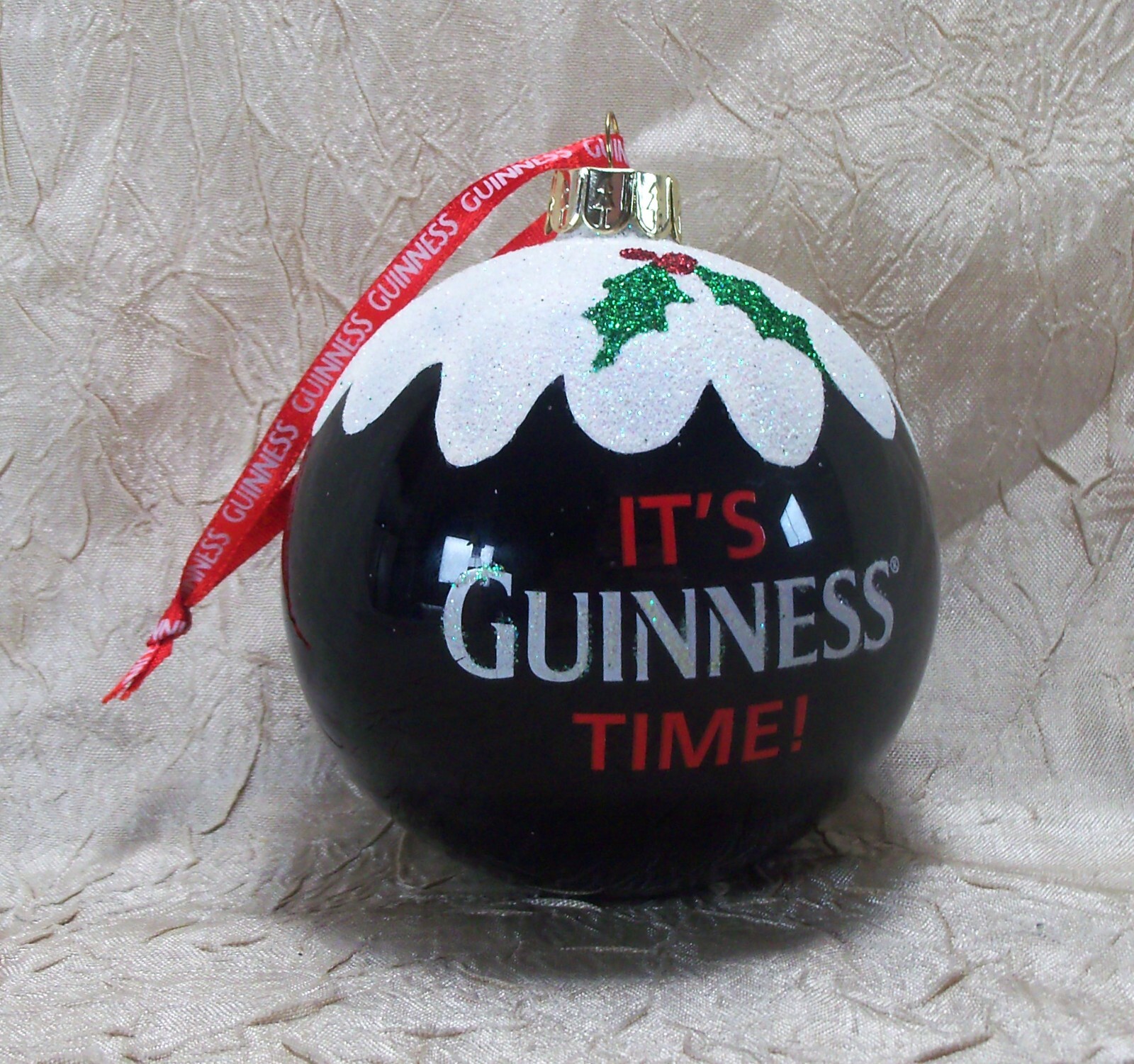 Guinness Beer Glass Christmas Bauble Ornament Ireland Holiday New In ...