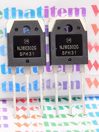 NJW0302G / TRANSISTOR / TO3P / 2 PIECES (qzty) | eBay