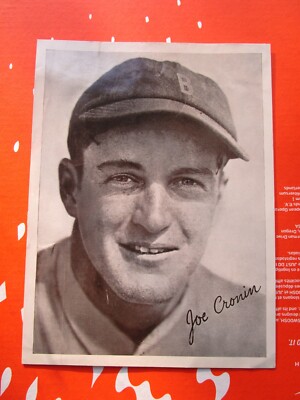 1936 R311 Glossy Joe Cronin Premium - Boston Red Sox | eBay