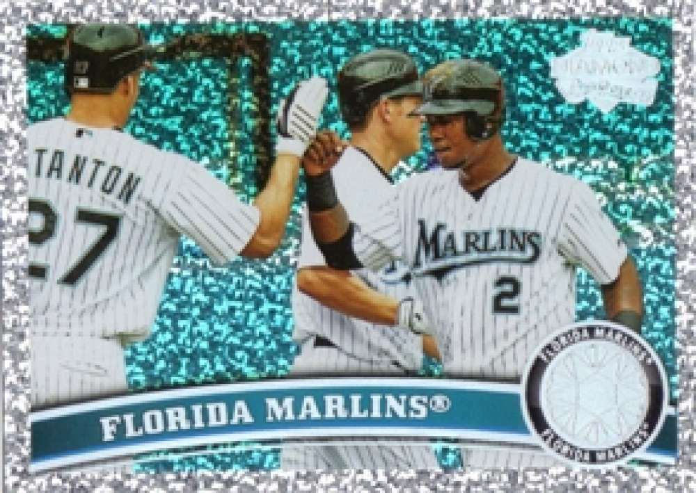 FLORIDA MARLINS 2011 TOPPS DIAMOND ANNIVERSARY #361 MARLINS (BOX 43) ID ...