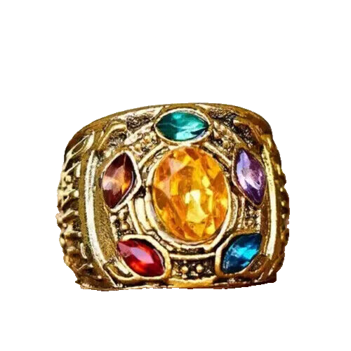 Marvel Thanos Infinity Stone Gauntlet Power Ring Avengers Size 10 | eBay