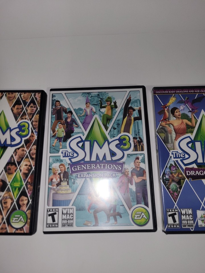 The Sims 3 PC Games Lot Of 3 | eBay