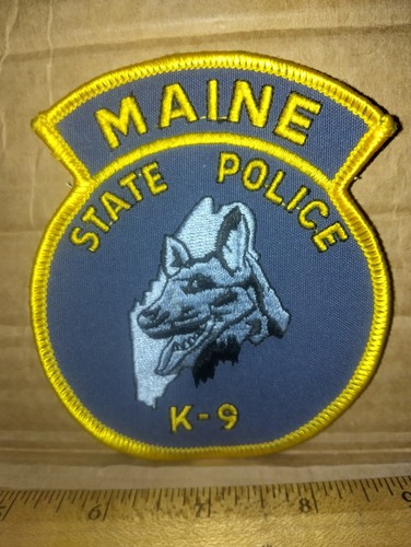 Maine State Police K-9 Patch - Free Shipping | eBay