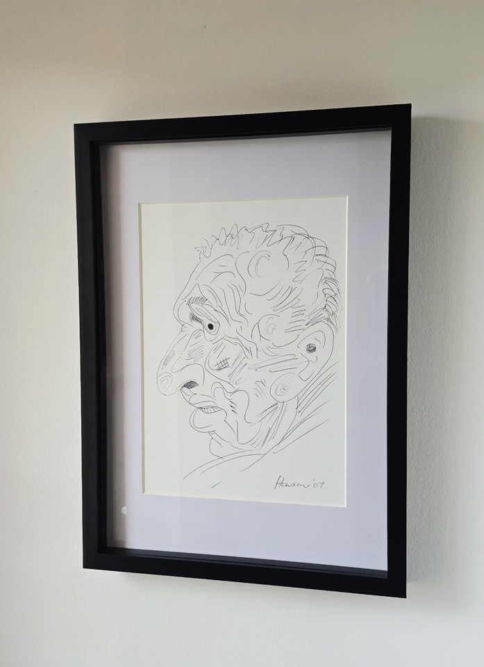 Original Peter Howson Ink On Paper. Framed Signed And Dated '07 | eBay UK