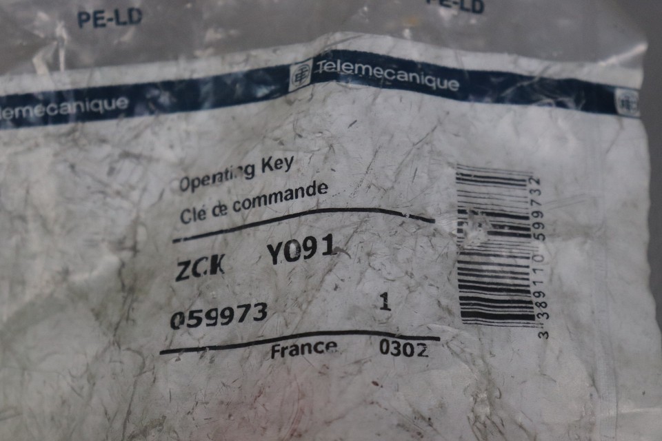 Telemecanique ZCK Y091 Operating Key 059973 Unused OVP | eBay