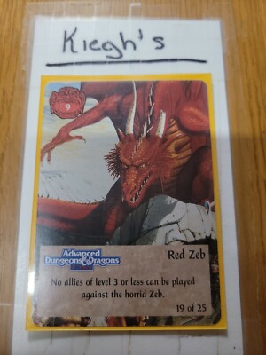 Spellfire - Red Zeb *19 Of 25* | eBay