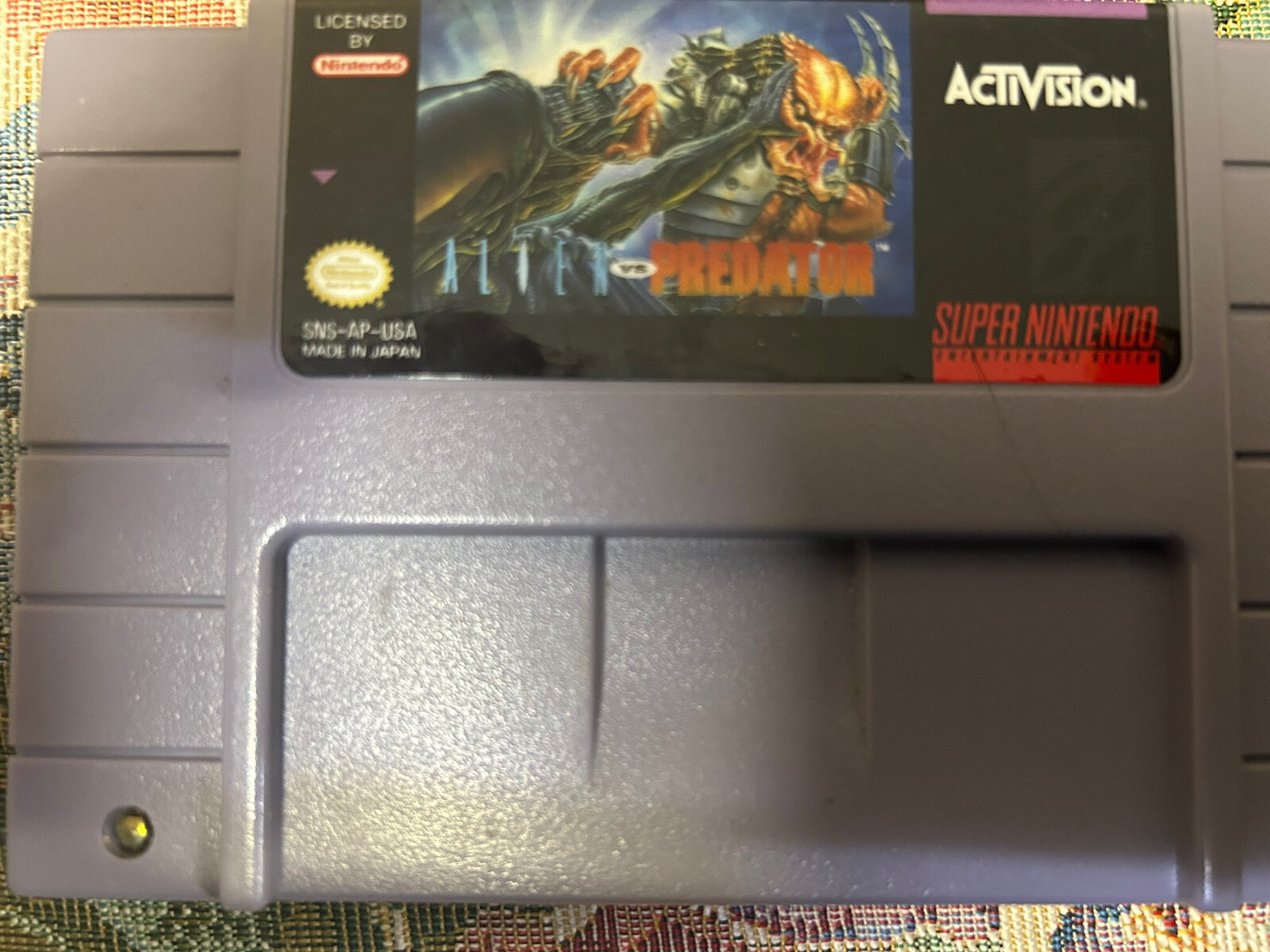 Aliens vs. Predator (Nintendo SNES, 1993) | eBay