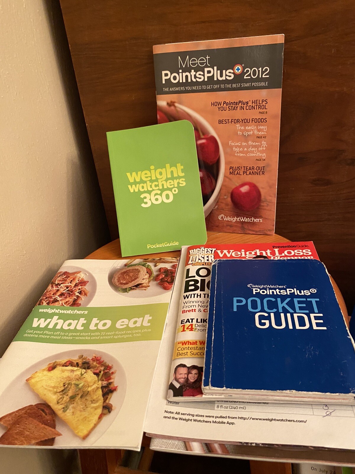 Weight Watchers Points Plus Pocket Guide Plus Other Books and Portfolio ...