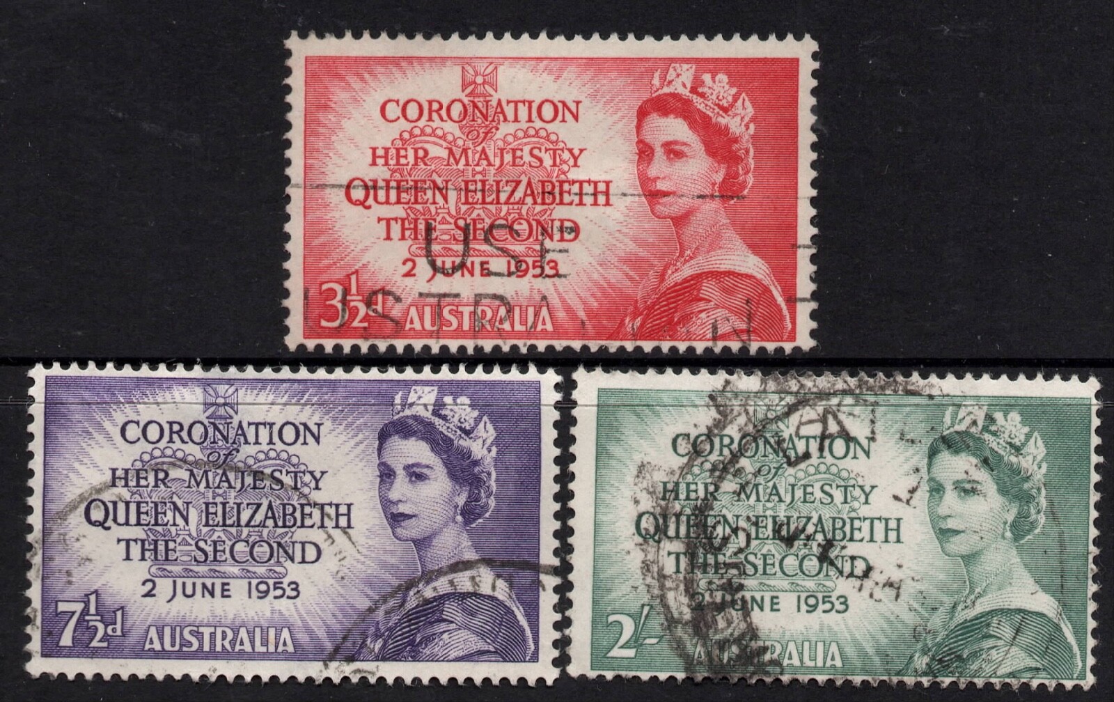 AUSTRALIA 1953 "CORONATION" SET VFU | eBay UK